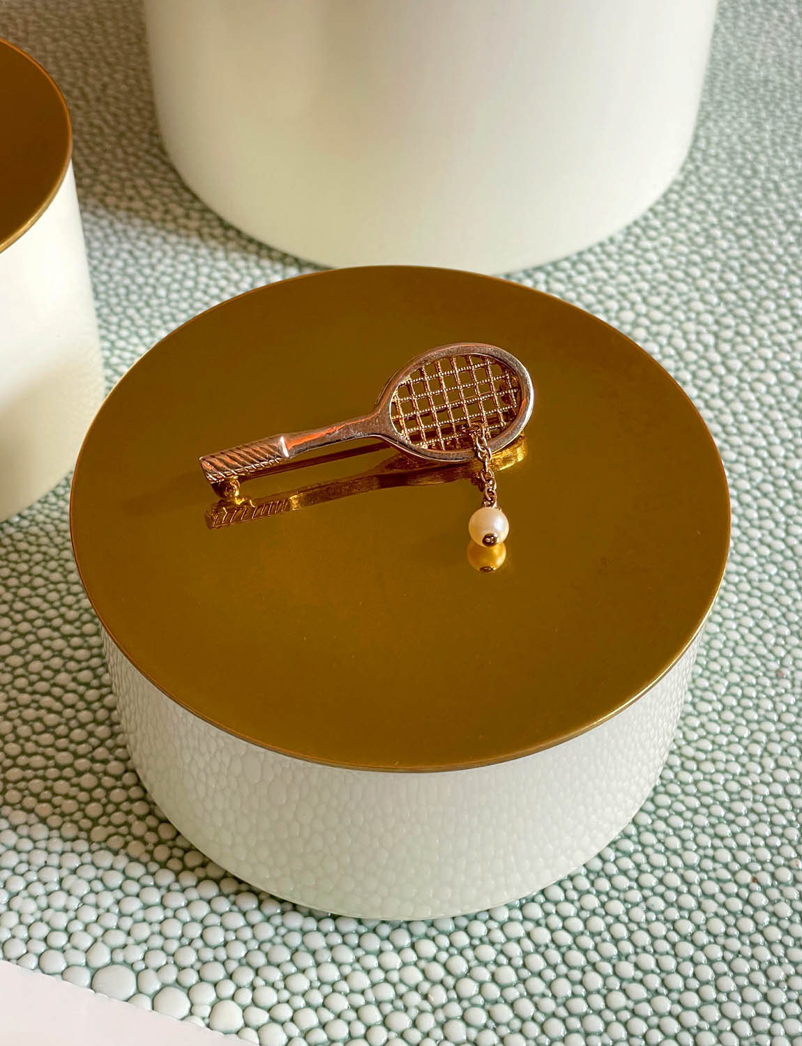 Vintage Racket & Pearl Ball Pin – HEDGE